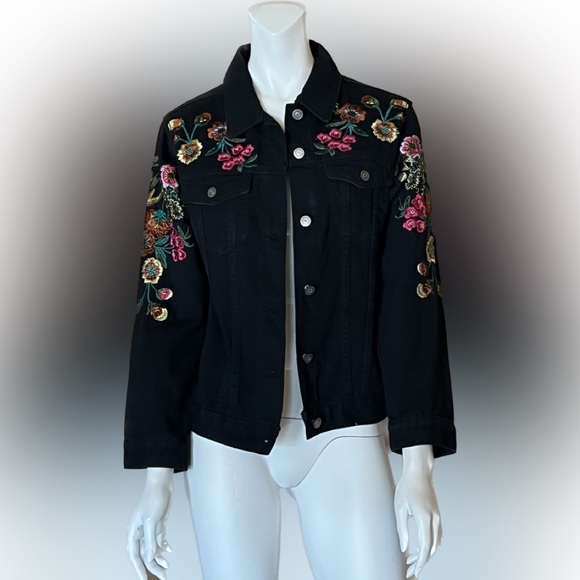Gianni Bini | Jackets & Coats | Nwt Gianni Bini Black Denim Jacket ...